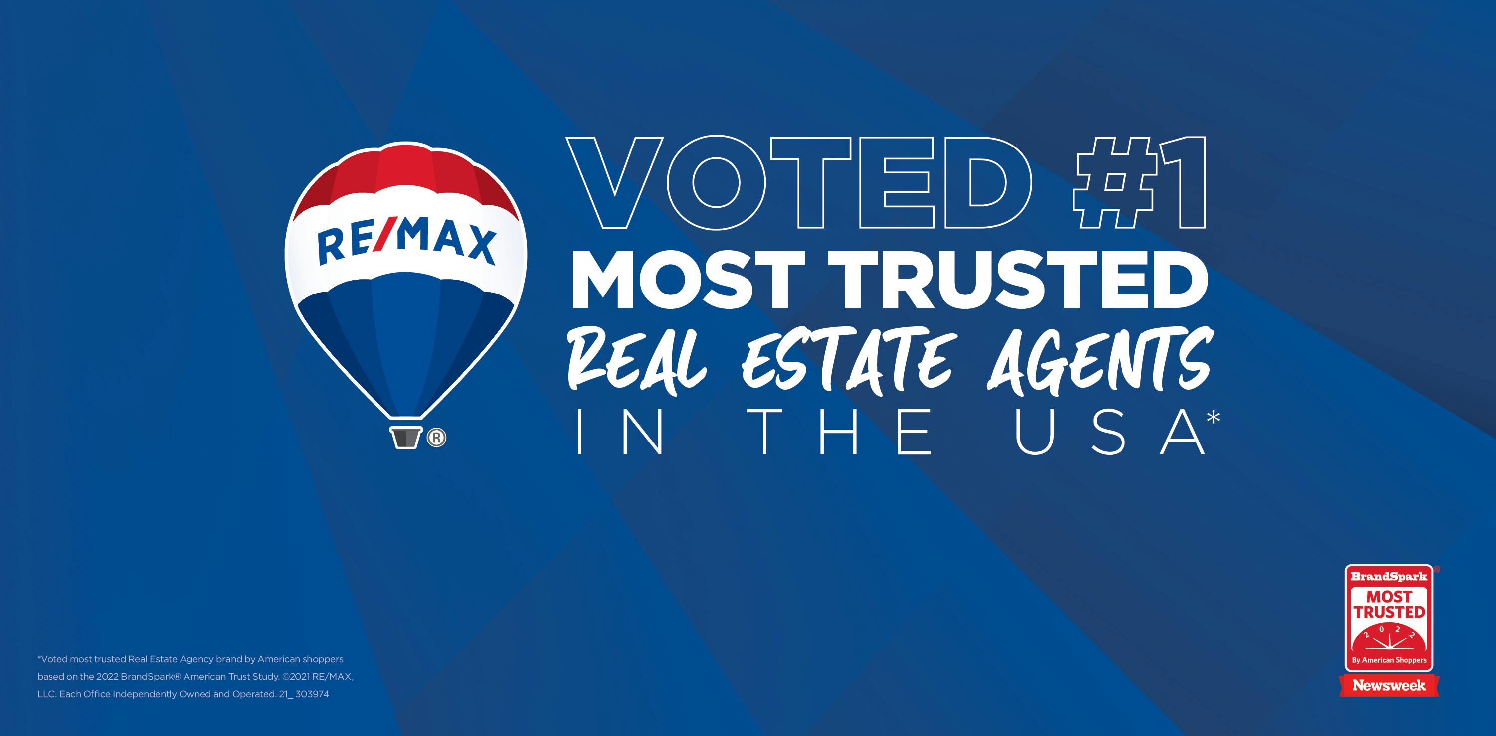 RE/MAX Has #1 Most Trusted Real Estate Agents in U.S.