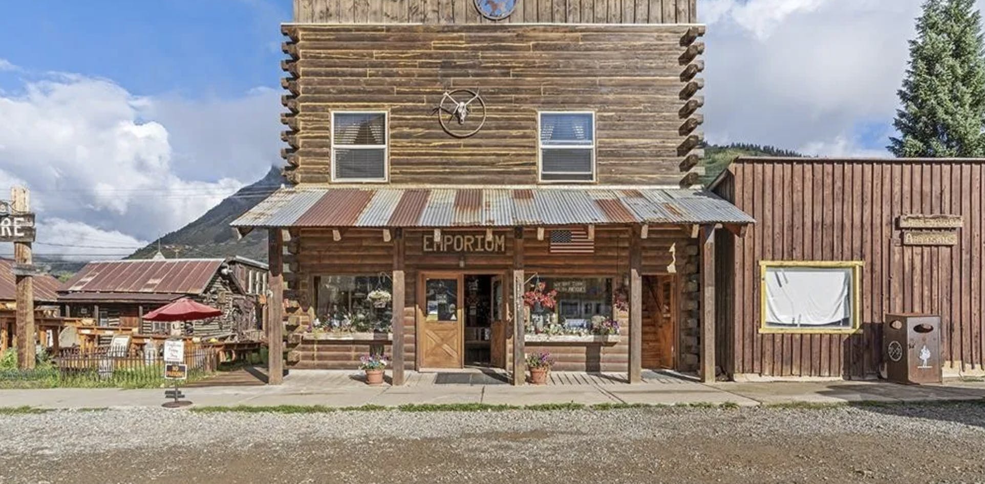 Step Back In Time With This Wild West Town Square For Sale